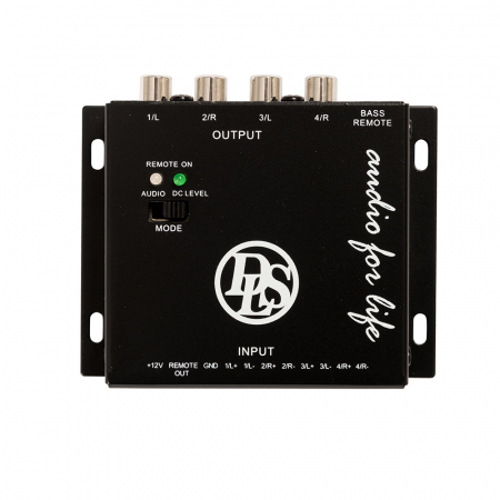 DLS HLC4.2 Hög/Lågnivåomvandlare fyrkanal med remote | DLS | Billjud ...