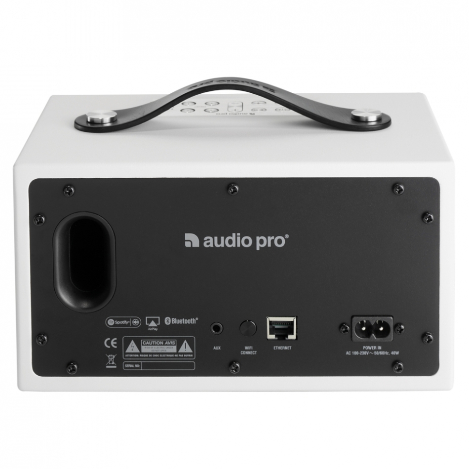 Audio Pro Addon C3 aktiv batteridriven Wifi-högtalare, vit | Audio Pro ...