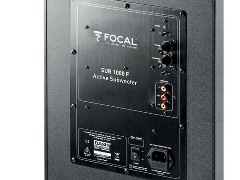 Focal Sub 1000F, aktiv subwoofer svart | Focal | Hemmaljud | Brl.se