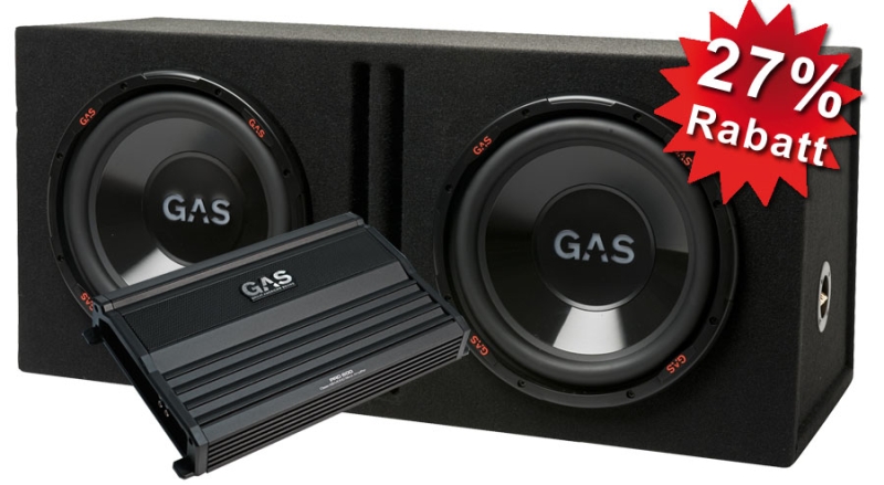 Köp GAS Alpha 2x12 baspaket + GAS PRO350 hos BRL!