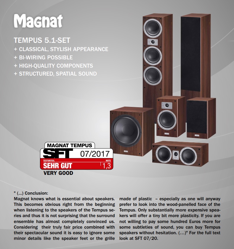 Magnat Tempus 33 stativhögtalare, mocca par | Magnat | Hemmaljud | Brl.se